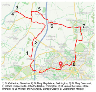 Churches Around Cheltenham Cycle Tour – GlosArch